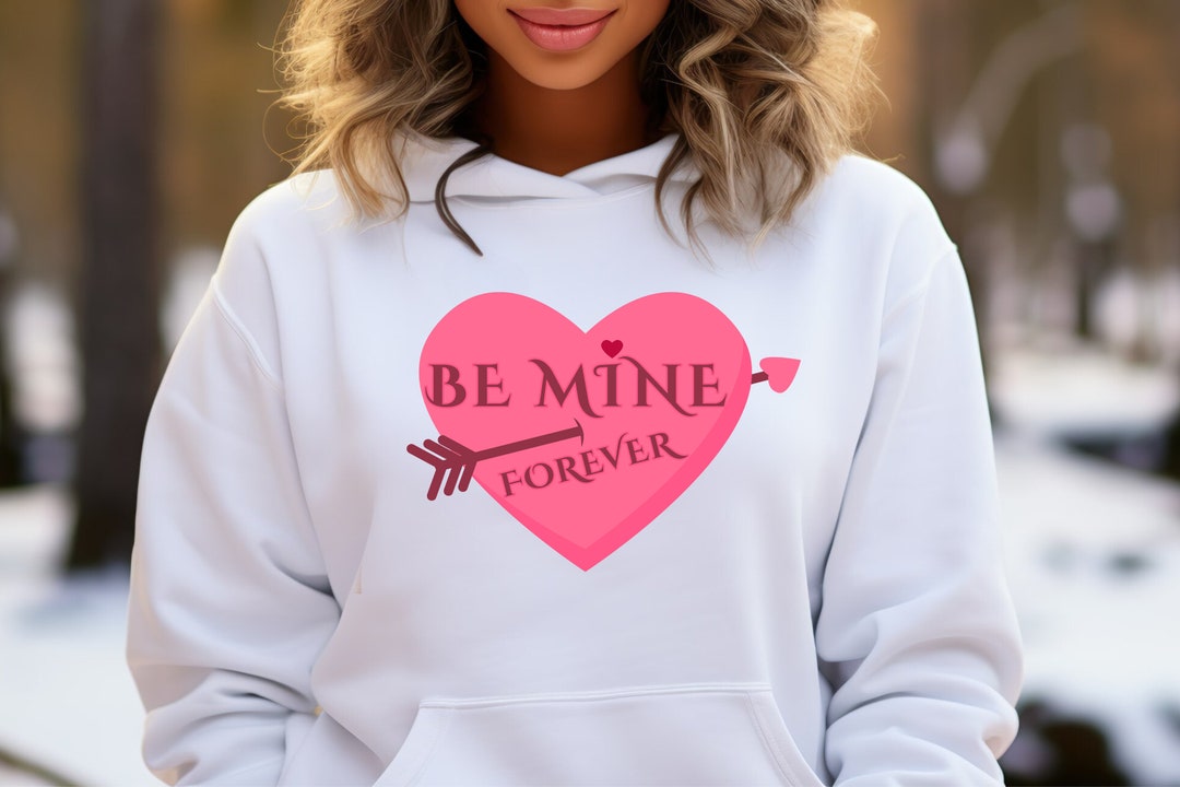 Valentines Day Hoodie, Heart Hoodie, Be My Valentine, Love Hoodie, Valentine Hoodies, Trendy ...