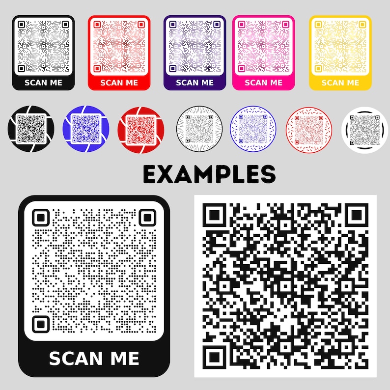 Custom QR Code Business Logo Car Decal: Waterproof Vinyl Window Sticker ...