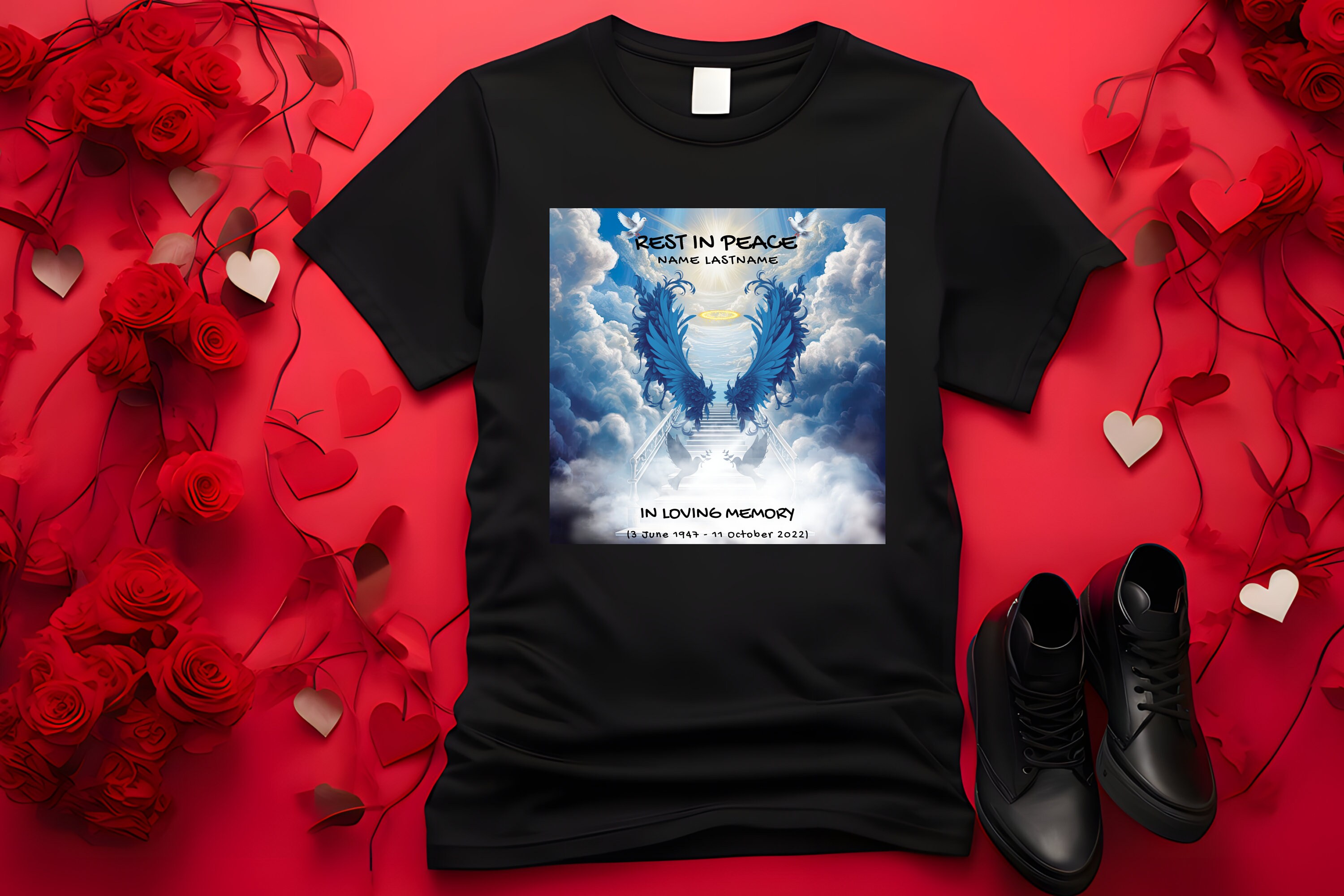 Custom Shirt, in Loving Memory, Custom Photo Shirt, Rest in Peace Shirt ...