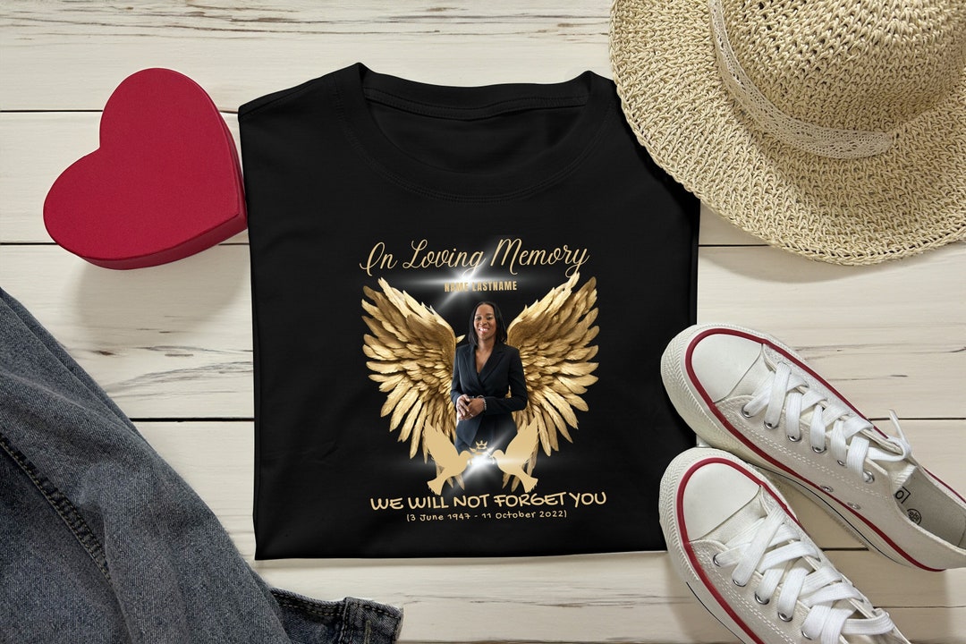 Custom Shirt, in Loving Memory, Custom Photo Shirt, Rest in Peace Shirt ...