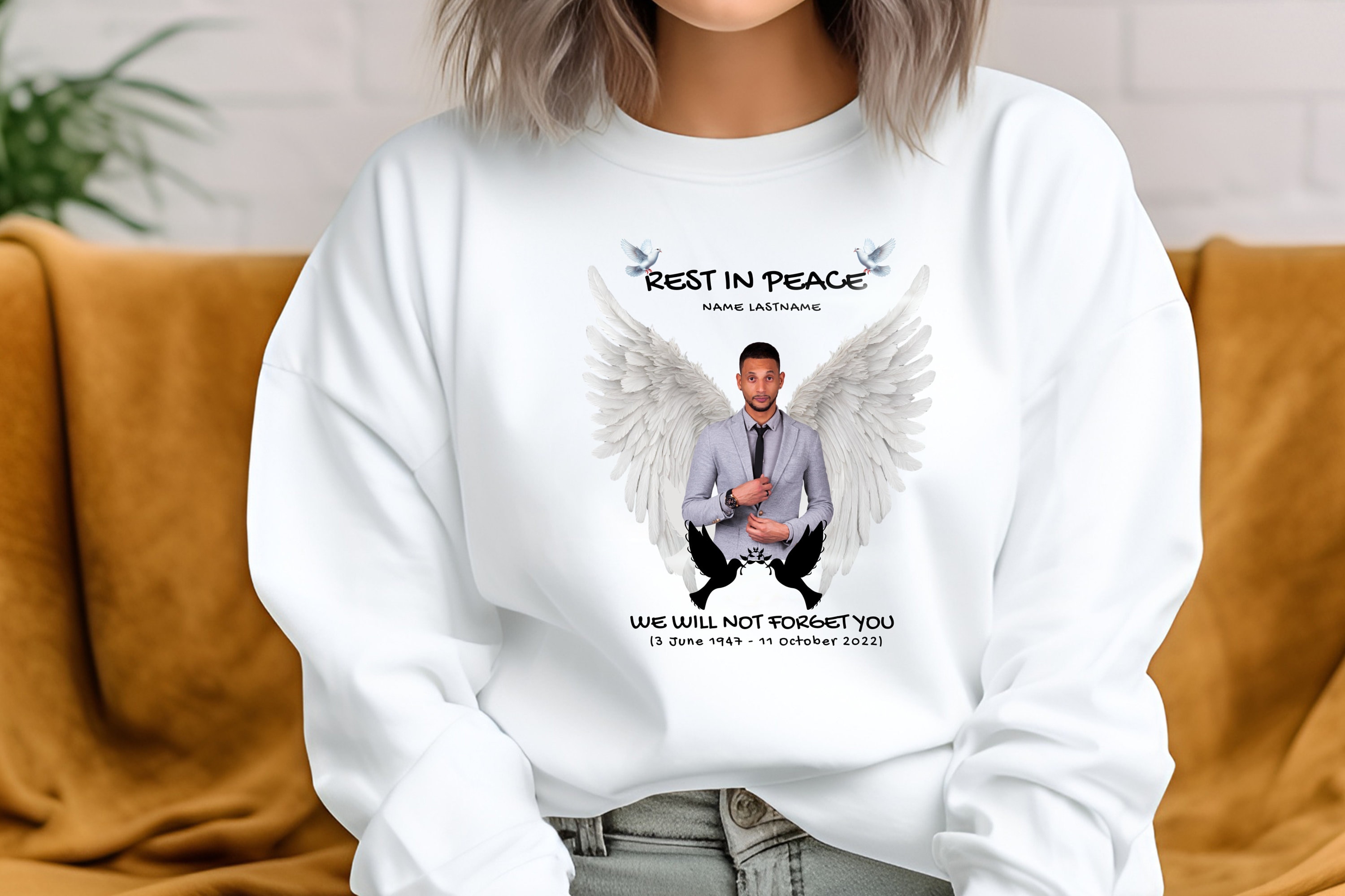 Custom Sweatshirt, in Loving Memory, Custom Photo Sweatshirt ...
