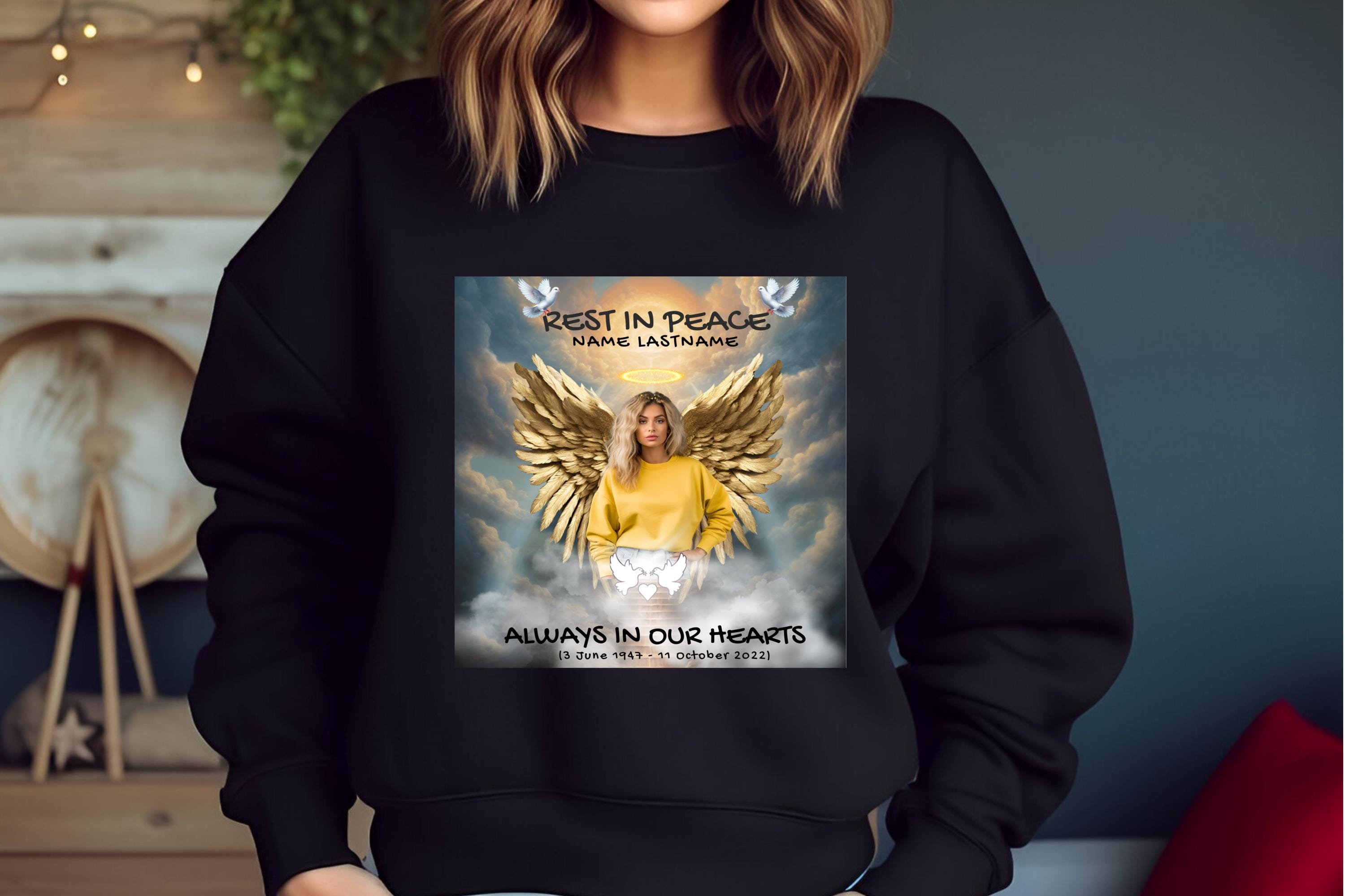 Custom Sweatshirt, in Loving Memory, Custom Photo Sweatshirt ...