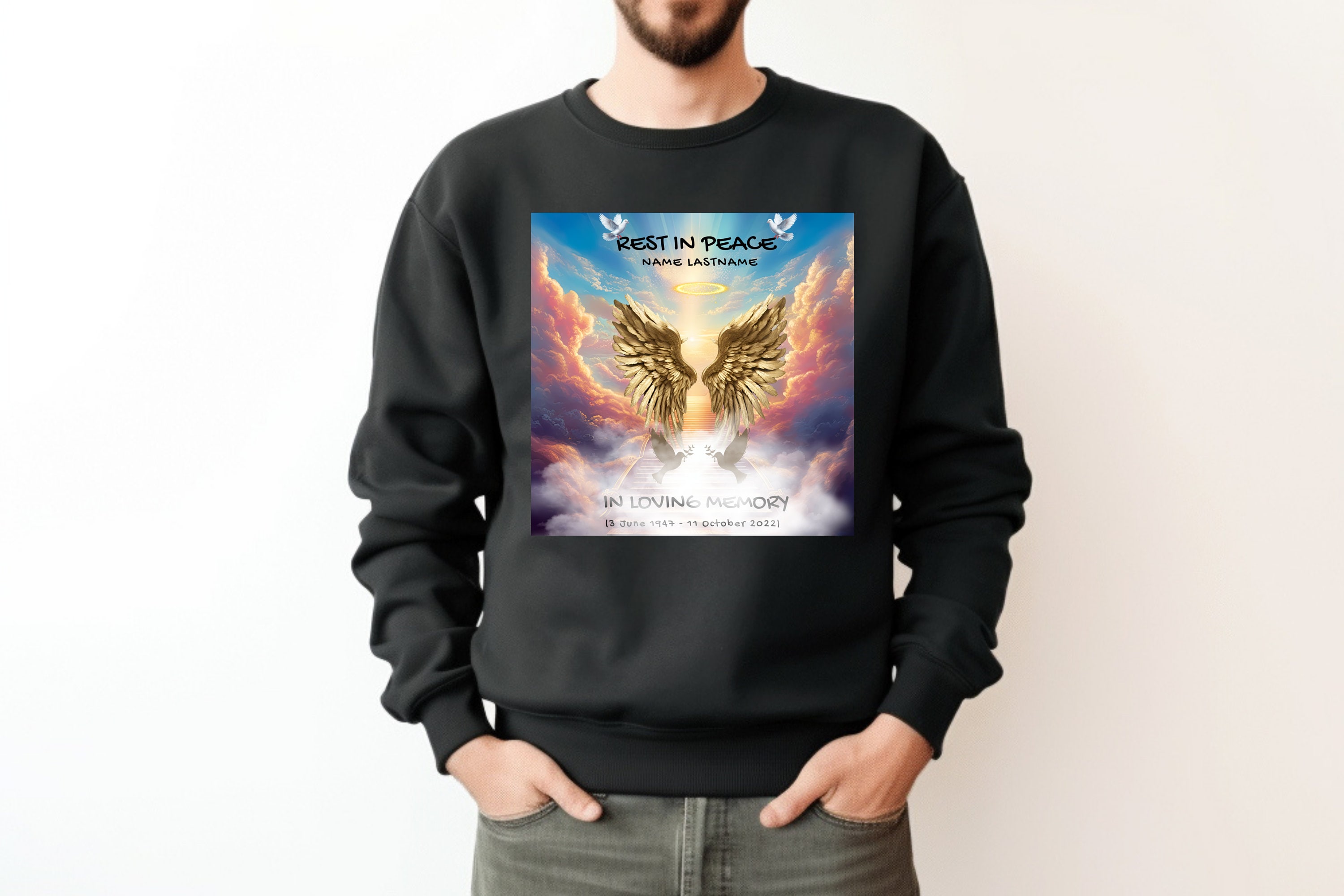 Custom Sweatshirt, in Loving Memory, Custom Photo Sweatshirt ...
