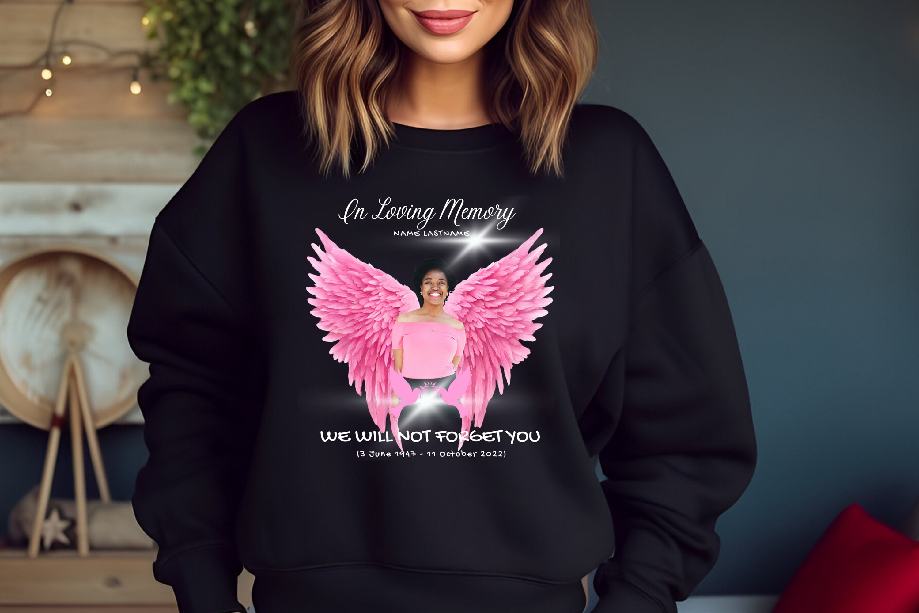Custom Sweatshirt, in Loving Memory, Custom Photo Sweatshirt ...