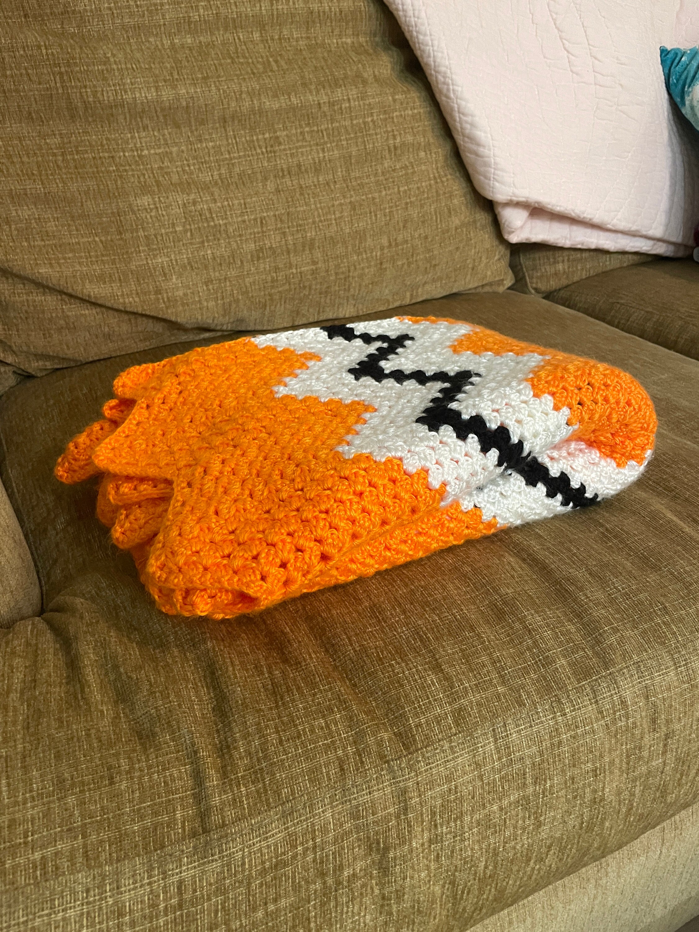 Philadelphia Flyers Inspired Crochet Blanket - Etsy