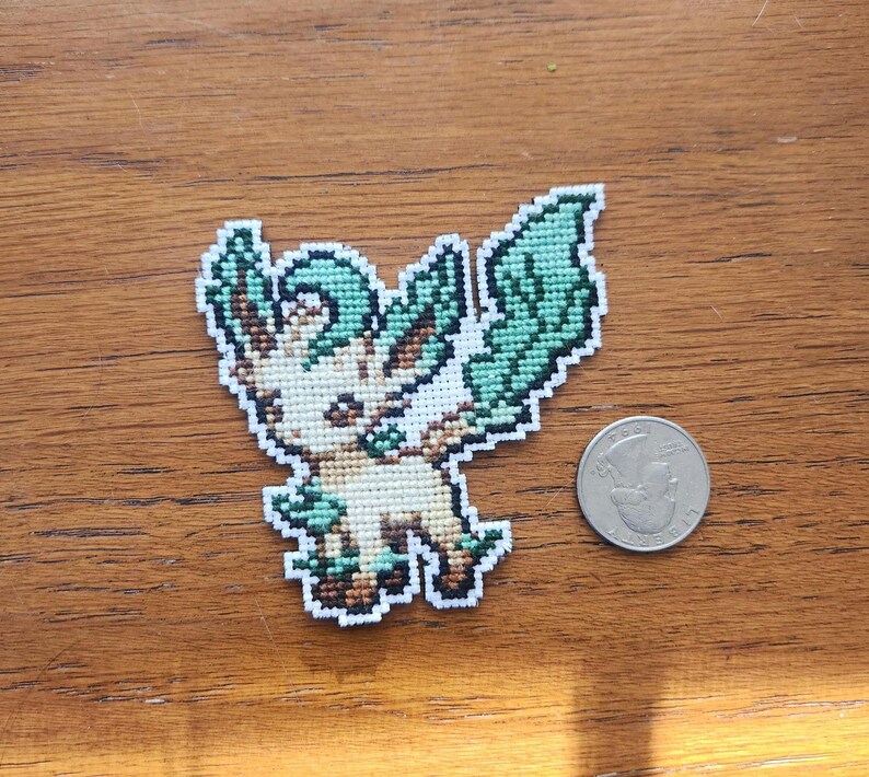 Eevee Evolutions Pokemon Cross-stitch Patches (133,134,135,136,196,197,470) - Etsy