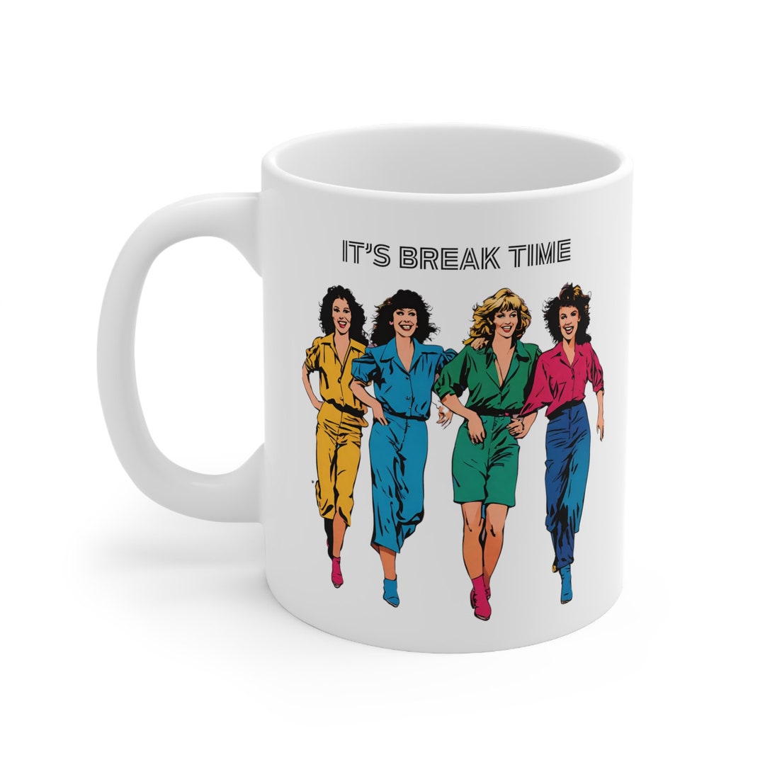 It's Break Time 1980s Mug Design Gifts for Her Ceramic - Etsy UK