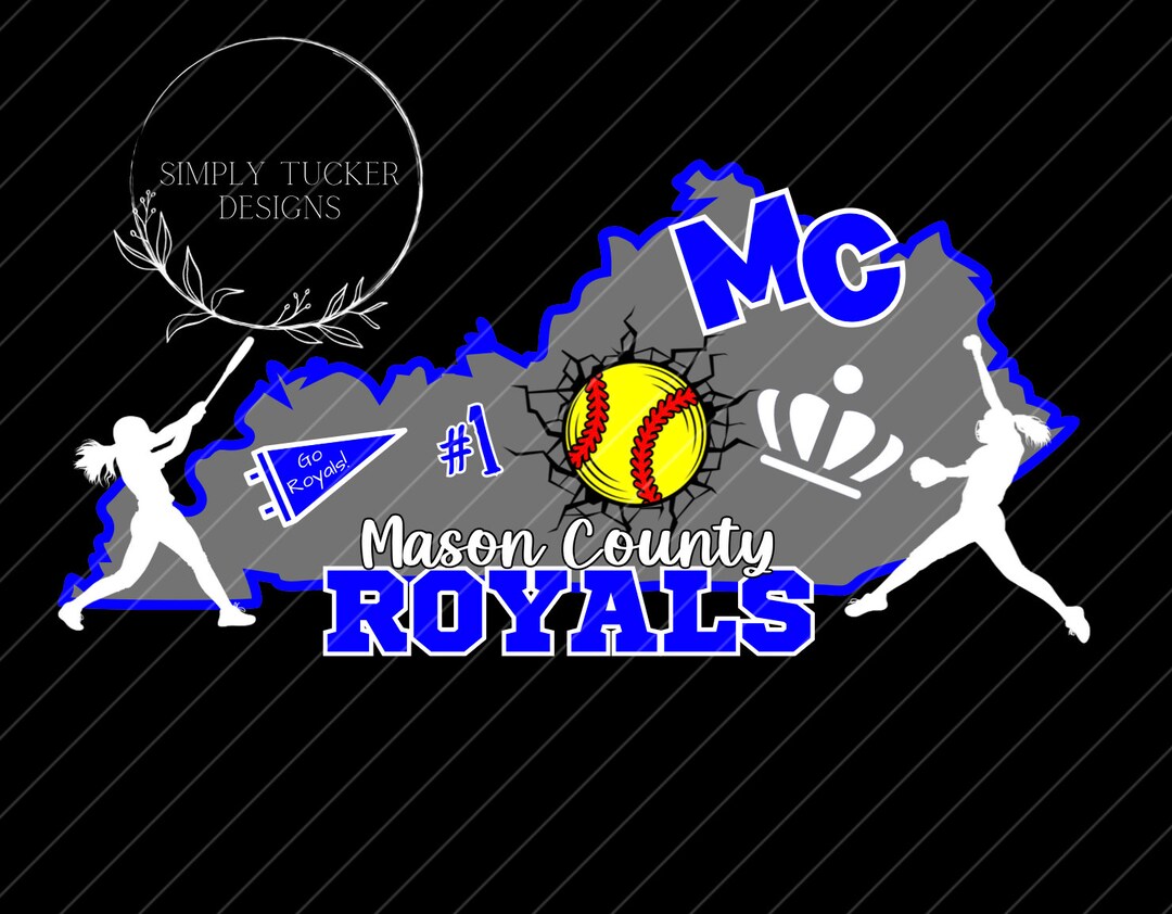 Mason County Royals Softball PNG Cute Royals PNG Royal Blue and White ...
