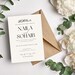 Simple Nikkah Invite Template Islamic Wedding Digital - Etsy