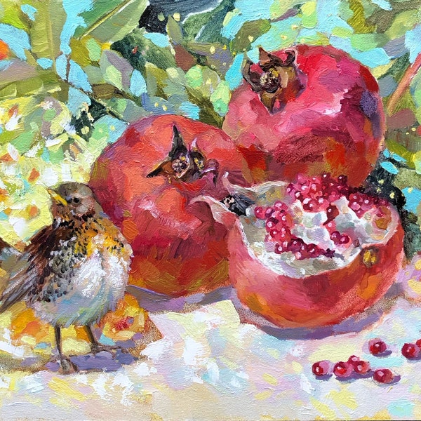 Pomegranate Art - Etsy