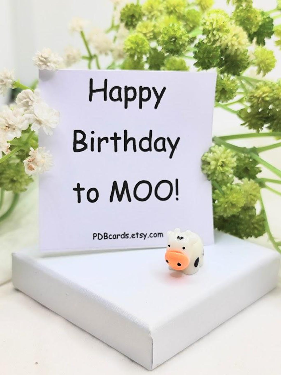 Birthday Cow Cute Cow Gift Pocket Hug Cow Gift Novelty Gift Ideas Desk ...