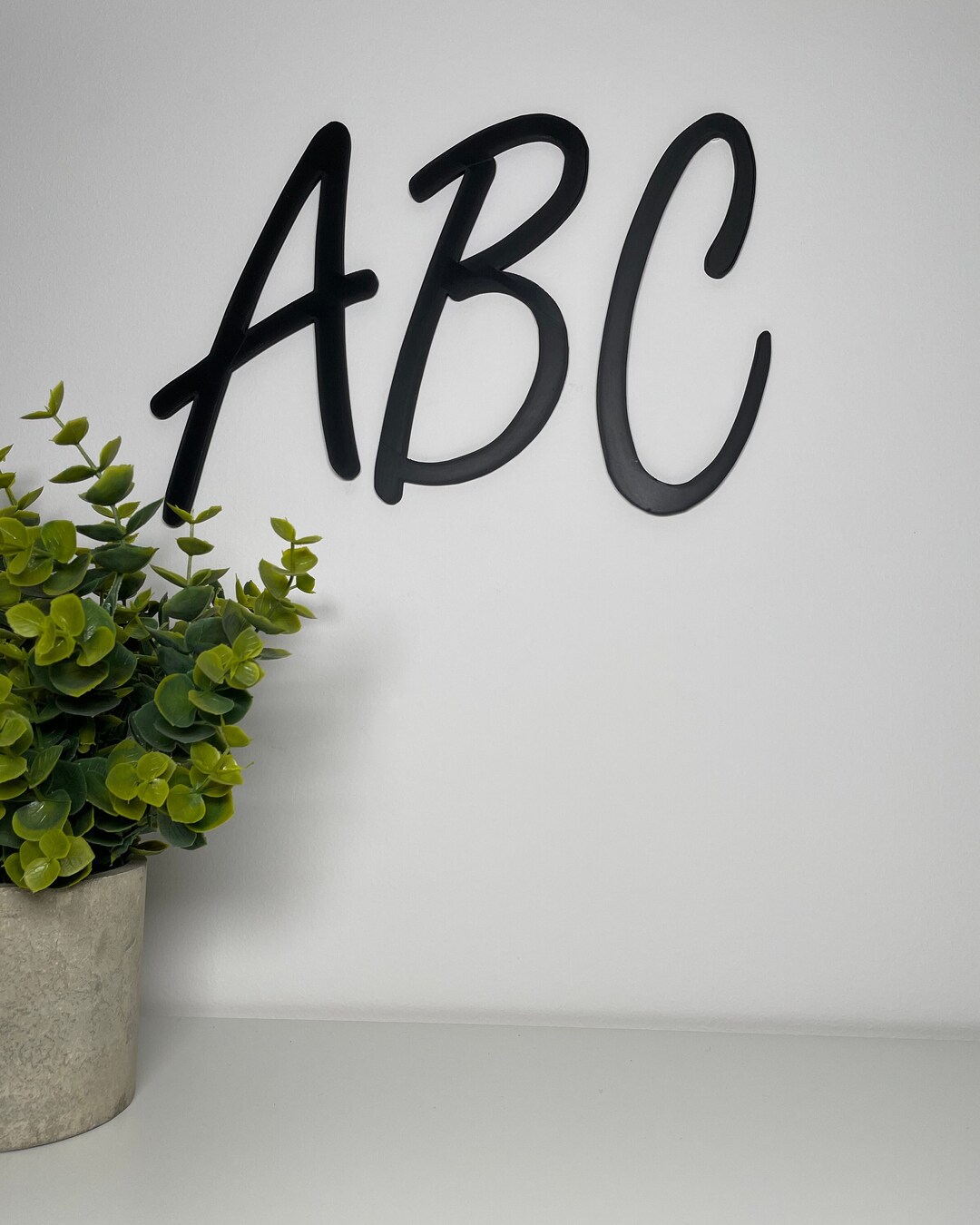 Custom Wall Name Sign Letters Personalised Wall Letters for Doors / Cot ...