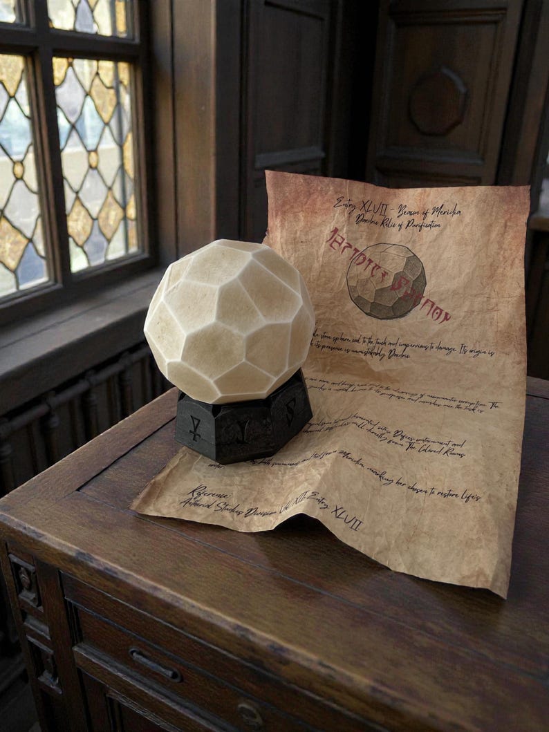 Meridia's Beacon Replica, Skyrim RPG Relic Prop, Daedric Display Stand ...