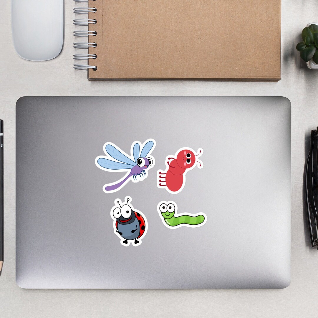 Great Collection of Bug Stickers to Brighten Your Day Use on - Etsy