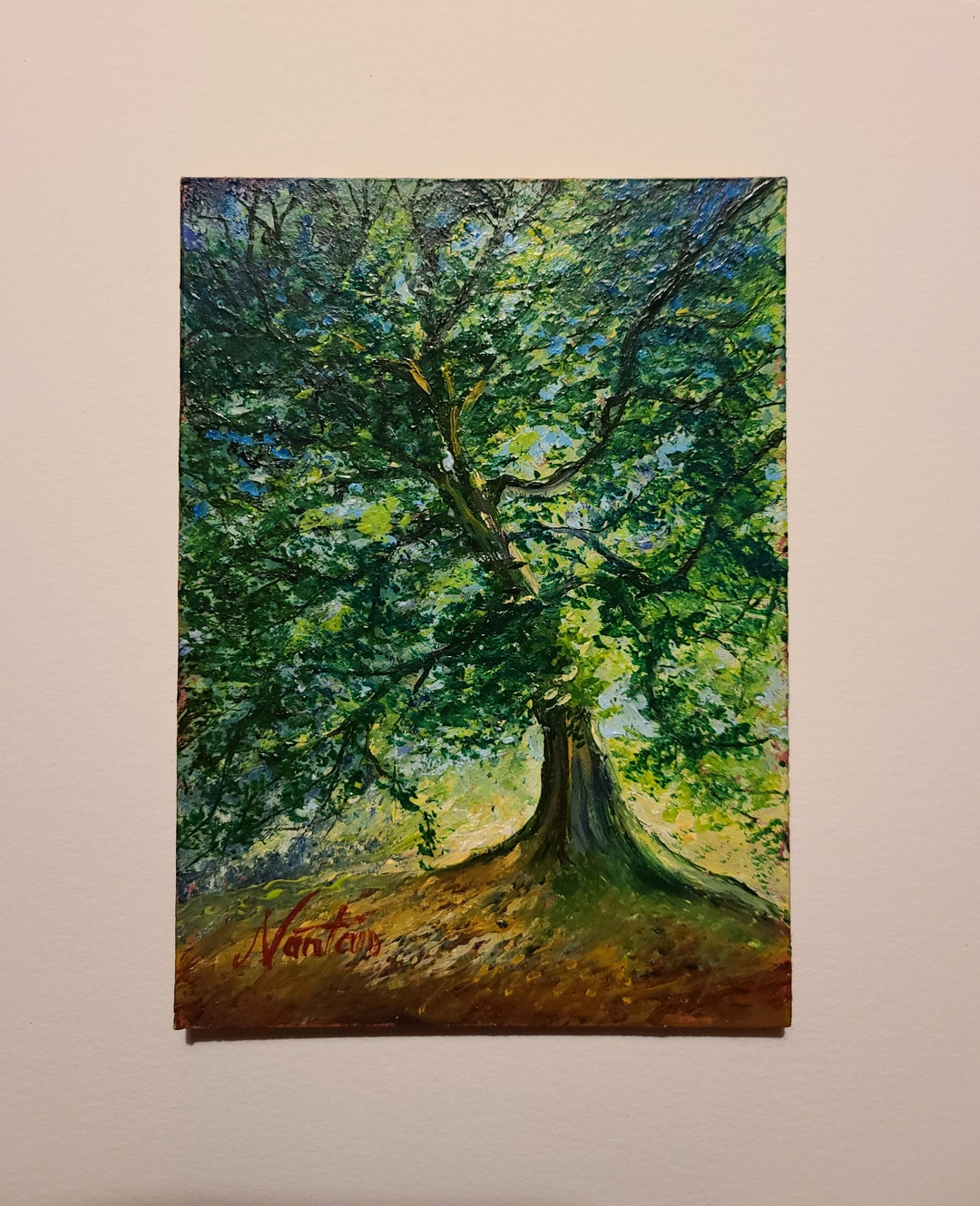 The Tree. by Darryl Nantais. Oil on Panel. 6"x4" Special Offer ...
