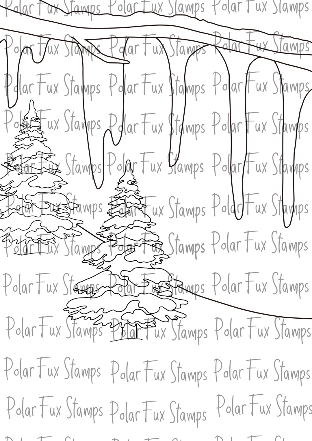 Digi-stamp winter Background - Etsy