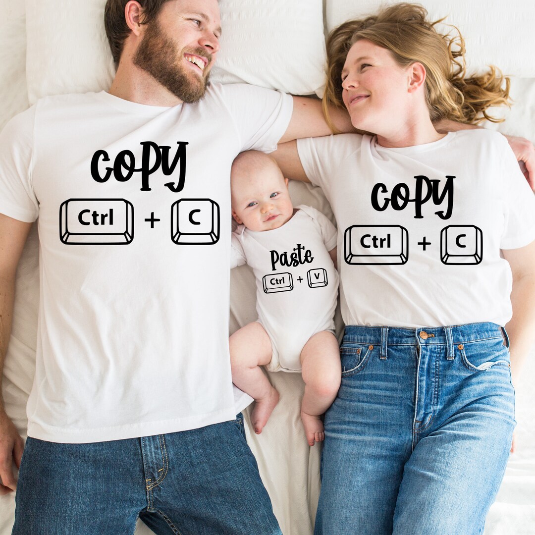 Copy Paste Shirt, Ctrl C Shirt Ctrl V Shirt, Matching Family Shirts ...