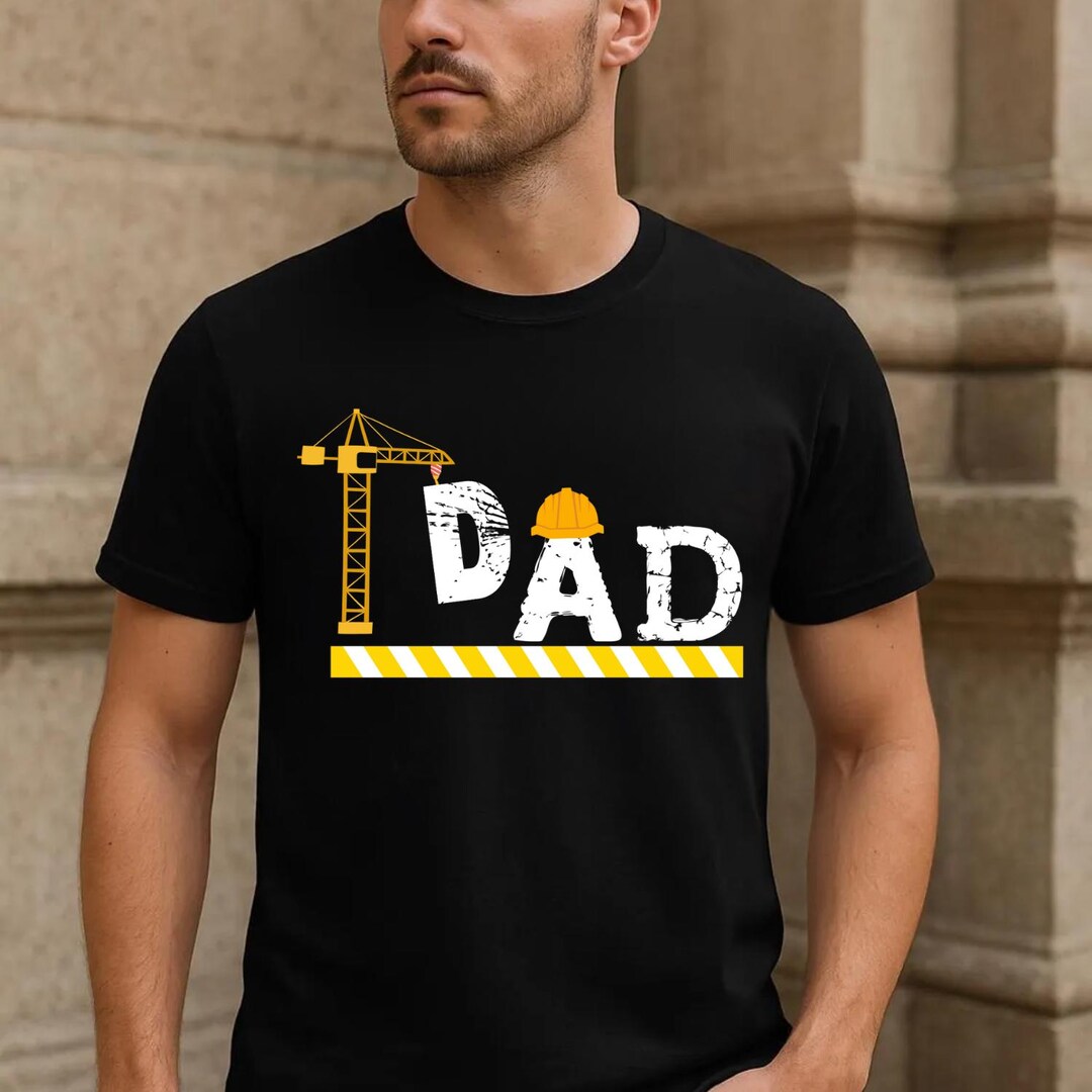 Funny Construction Dad T-shirt, Funny Engineer Dad Shirt, Fathers Day ...