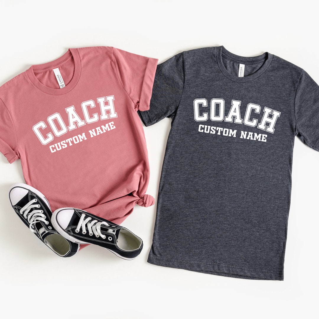 Personalized Coach Shirt, Custom Coach Gift, Sport Lover Gifts, Custom ...
