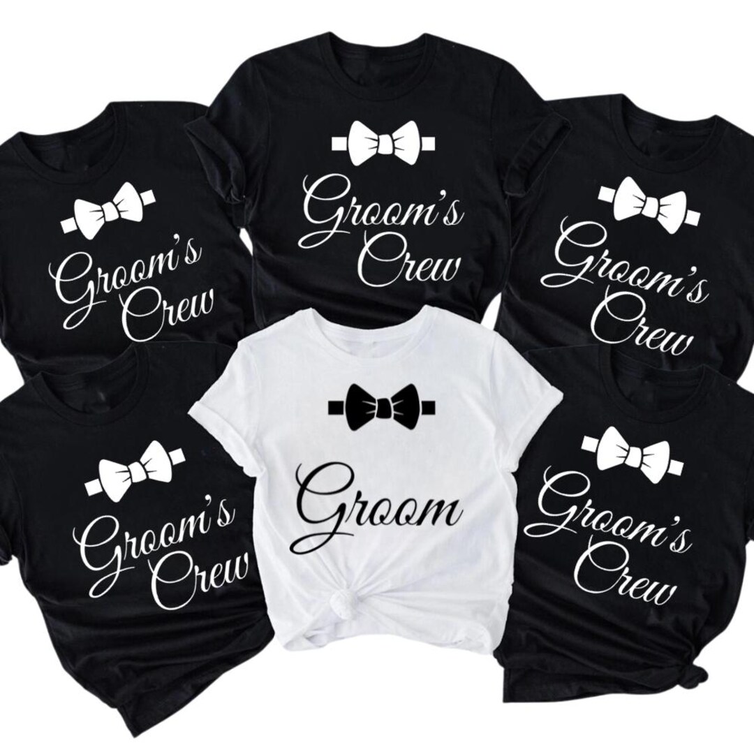 Groom Crew Shirt, Personalized Groomsmen Bachelor Party Tshirts,wedding ...