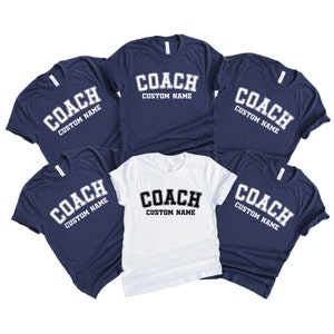 Personalized Coach Shirt, Custom Coach Gift, Sport Lover Gifts, Custom ...