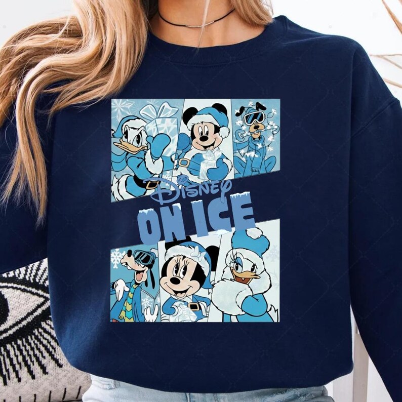 Disney on Ice 2026 Sweatshirt, Mickey in My on Ice Era, Disneyland ...