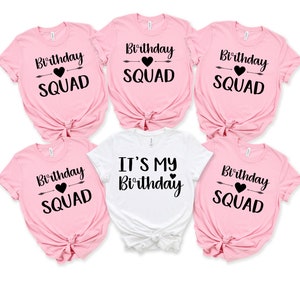 Matching Brithday Shirt, Personalized Birthday Group Shirt, Birthday ...