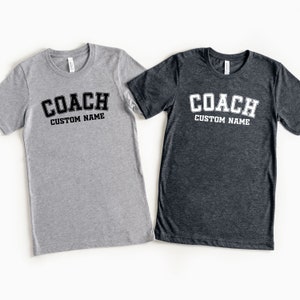 Personalized Coach Shirt, Custom Coach Gift, Sport Lover Gifts, Custom ...