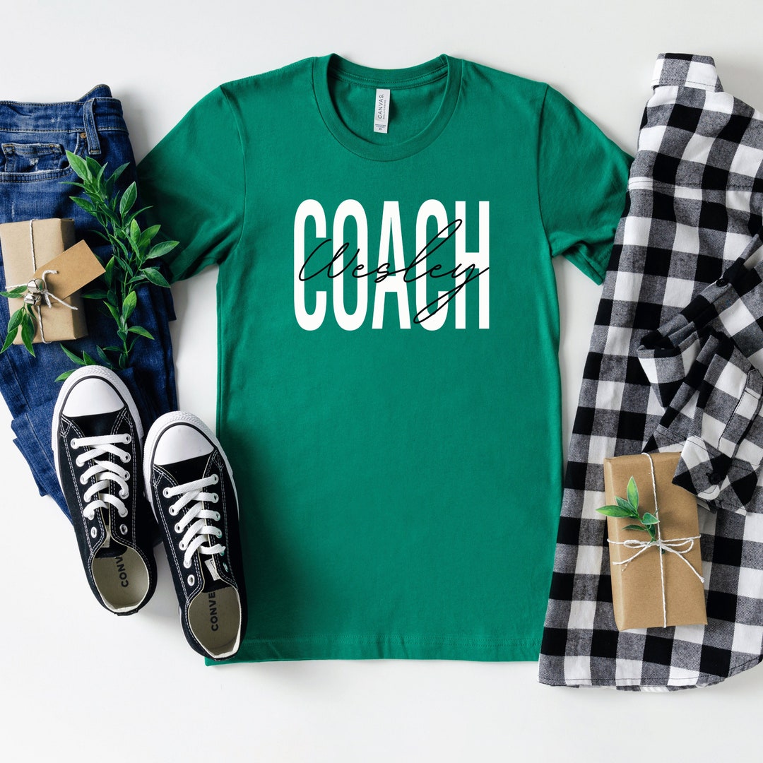Personalized Coach Shirt, Custom Coach Gift, Coach Game Day Shirt ...