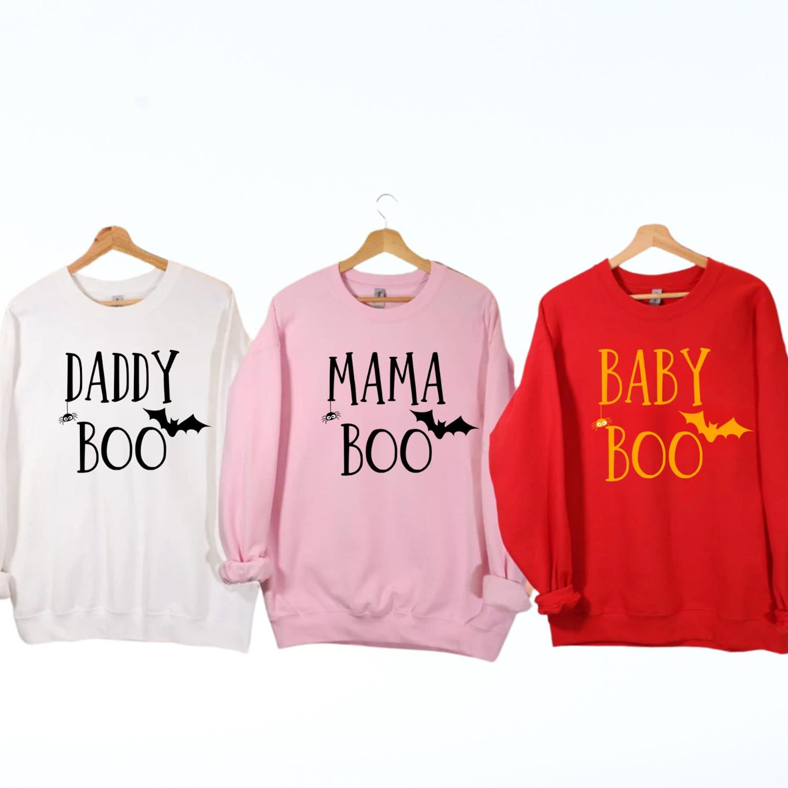 Daddy Boo Mama Boo Baby Boo Matching Shirt, Boo Family Matching ...