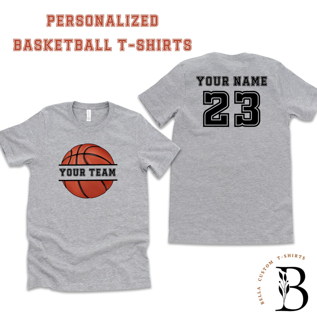 Personalized Basketball Shirt, Custom Basketball Team Shirt, Team Name ...