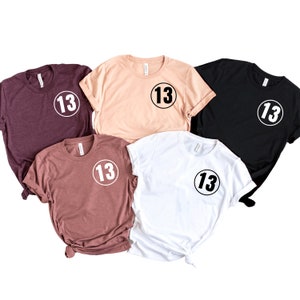 13th Birthday Group Shirt ,birthday Squad Shirt, Birthday Crew Shirt ...