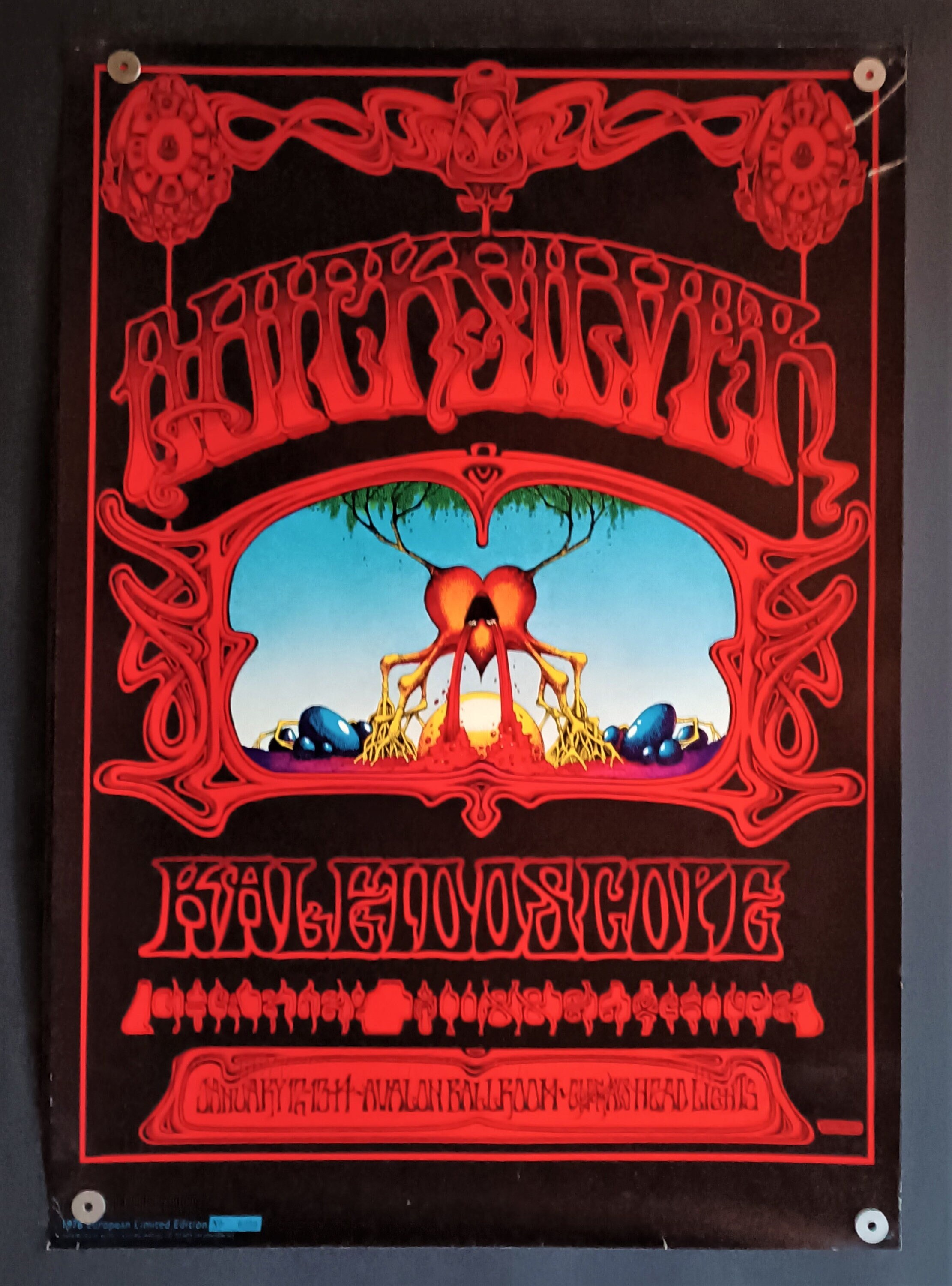 Promotional Poster Hippie Cult San Francisco Rick Griffin 1968 Original ...
