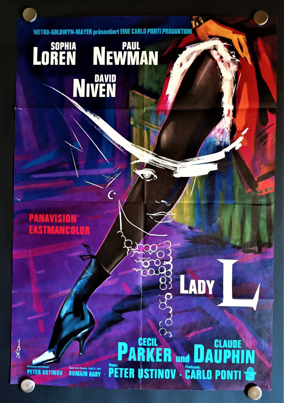 Sophia Loren Film Poster 1965 lady L Original Collector's Item - Etsy