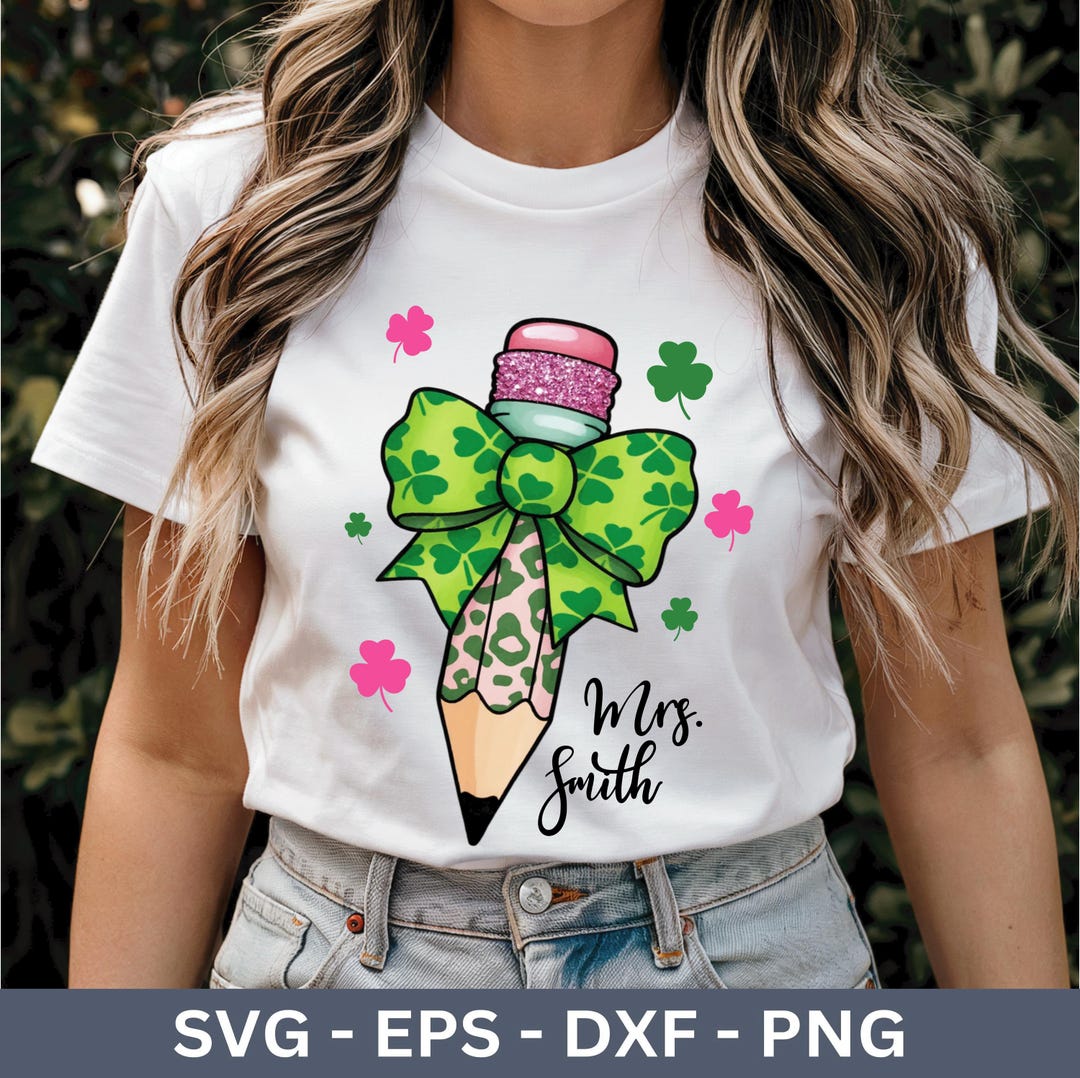 St. Patricks Day Teacher Png, Teacher St Patrick Png, Lucky Teacher Png ...