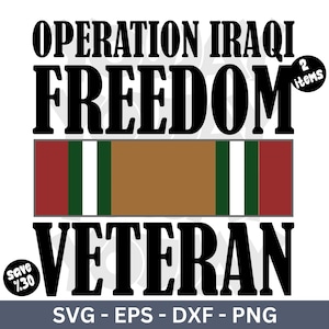 Operation Iraqi Freedom Veteran Png, Iraqi Freedom Svg, Oif Veteran Png ...