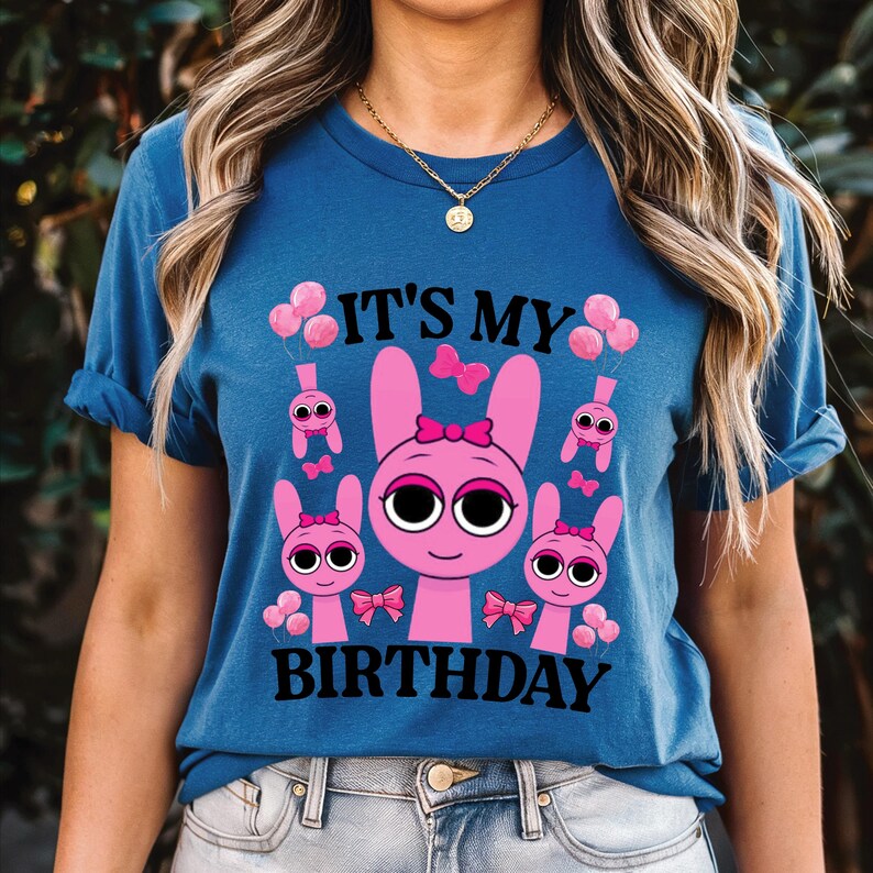 It's My Birthday Printable Sprunki, Just a Girl Who Loves Sprunki Shirt ...