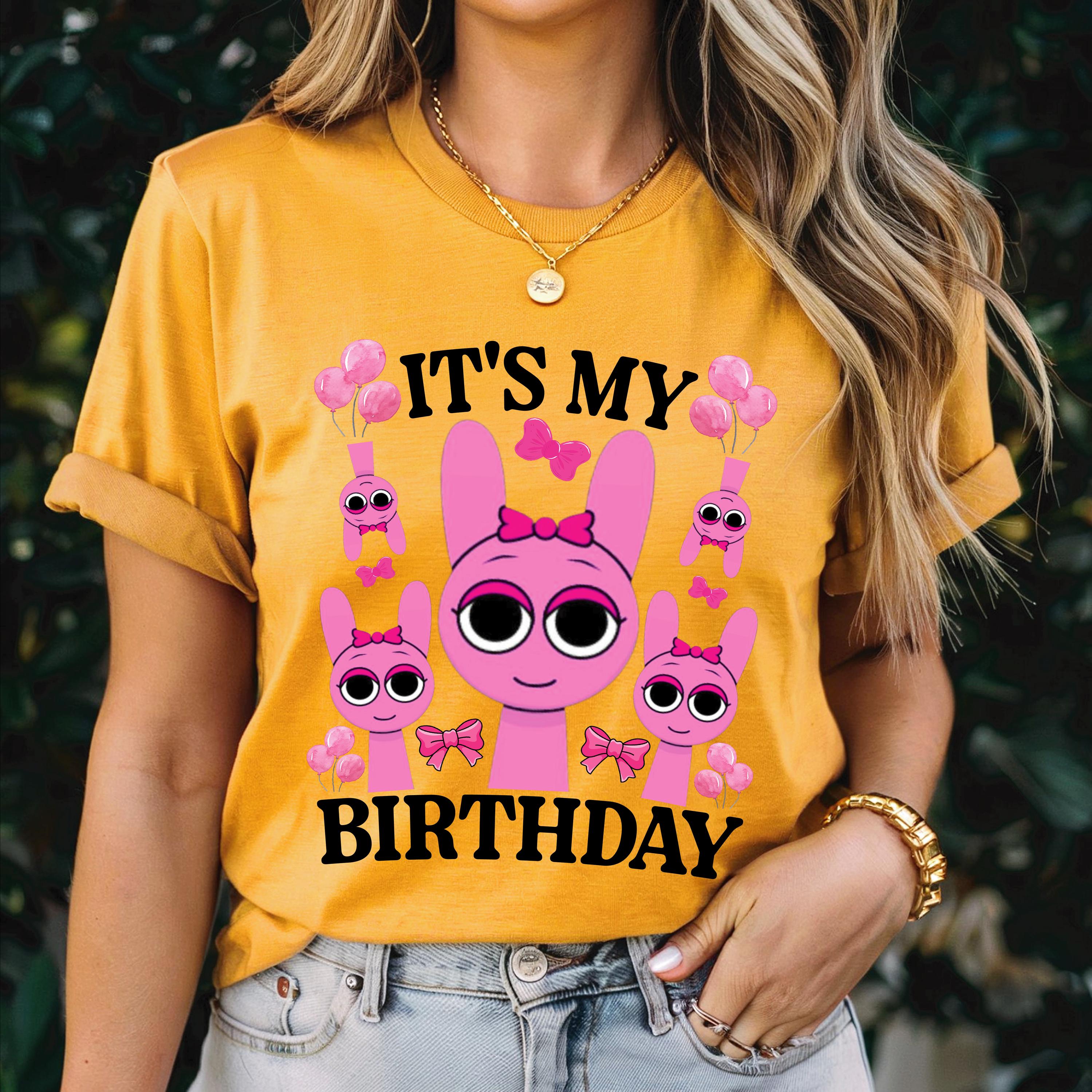 It's My Birthday Printable Sprunki, Just a Girl Who Loves Sprunki Shirt ...