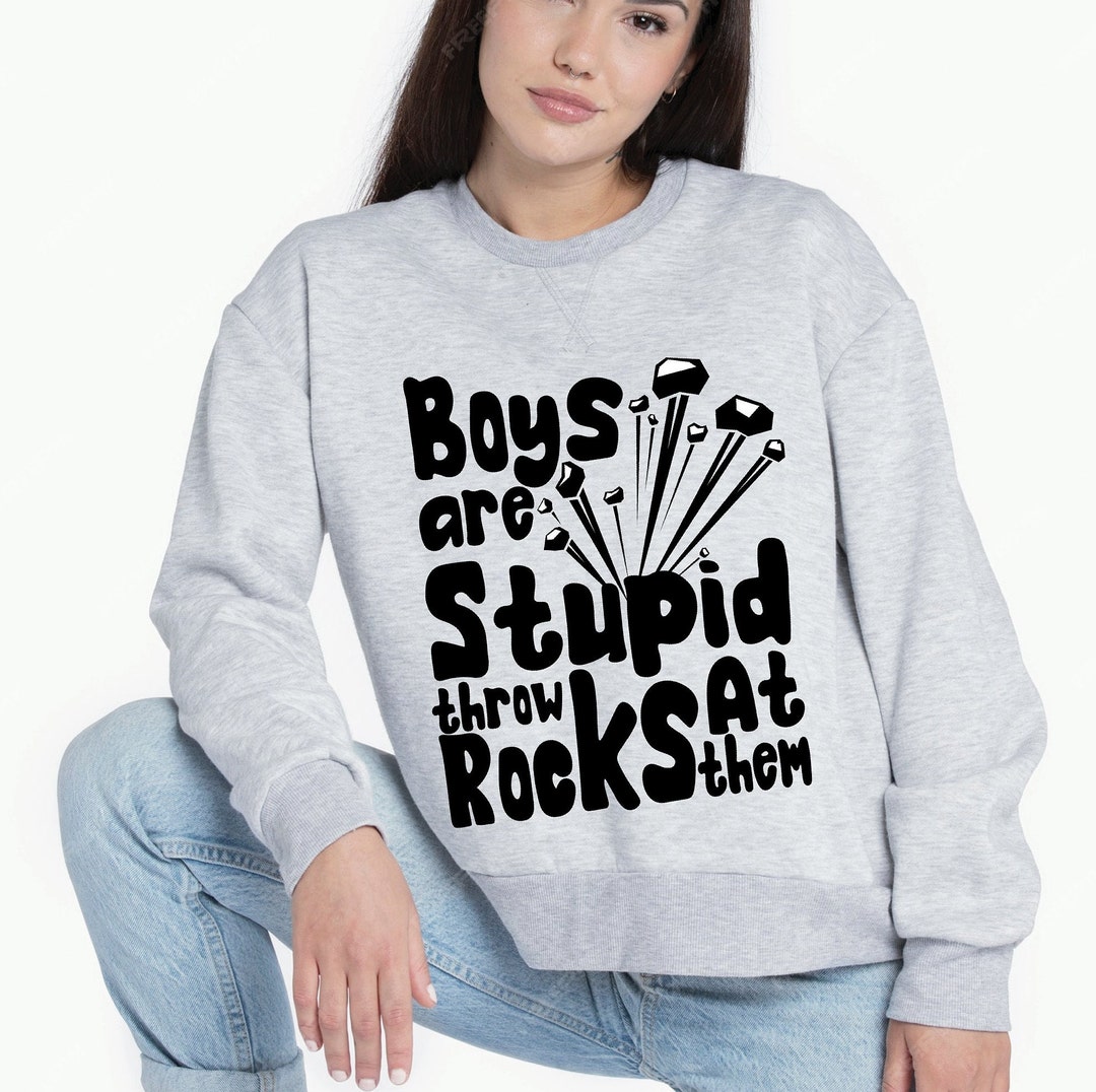 Boys Are Stupid Throw Rocks at Them Png, Matching Gifts Svg for Men ...