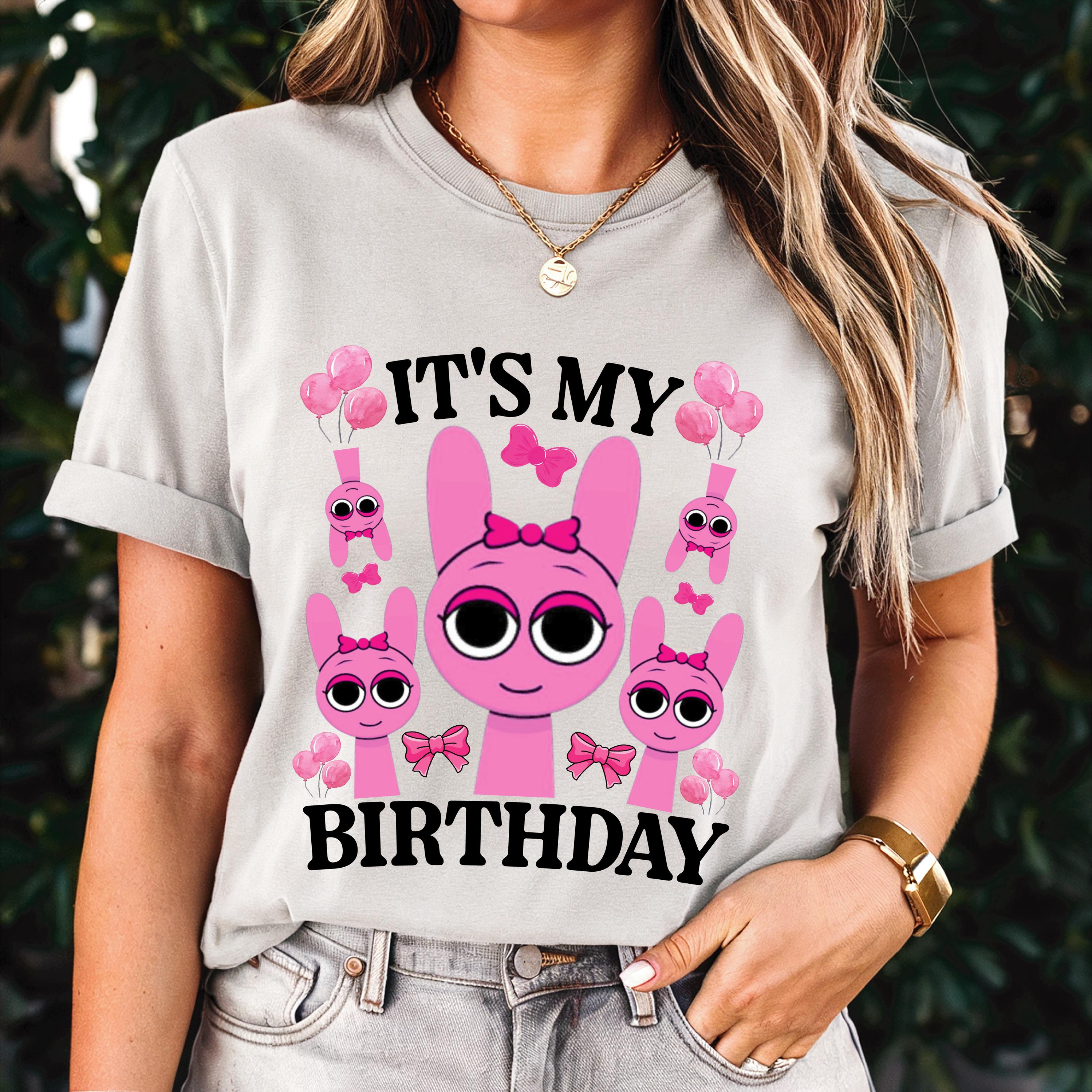 It's My Birthday Printable Sprunki, Just a Girl Who Loves Sprunki Shirt ...