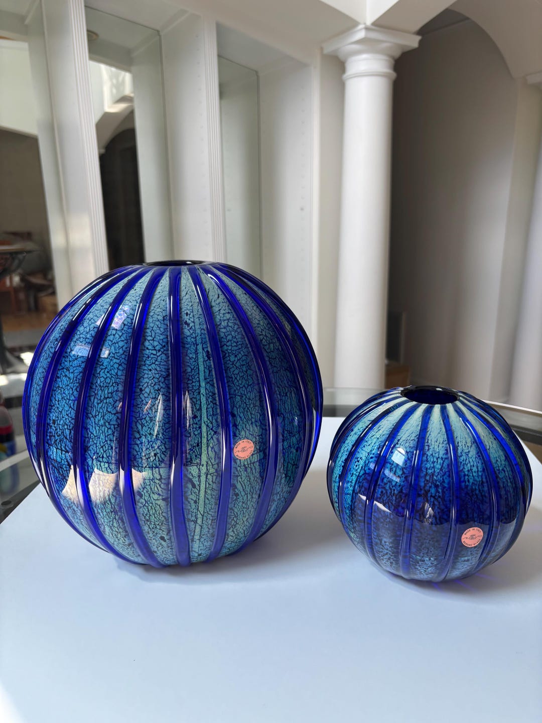 Murano Art Glass Vases : SEGUSO VIRO NUANCE Collection, Signed and ...
