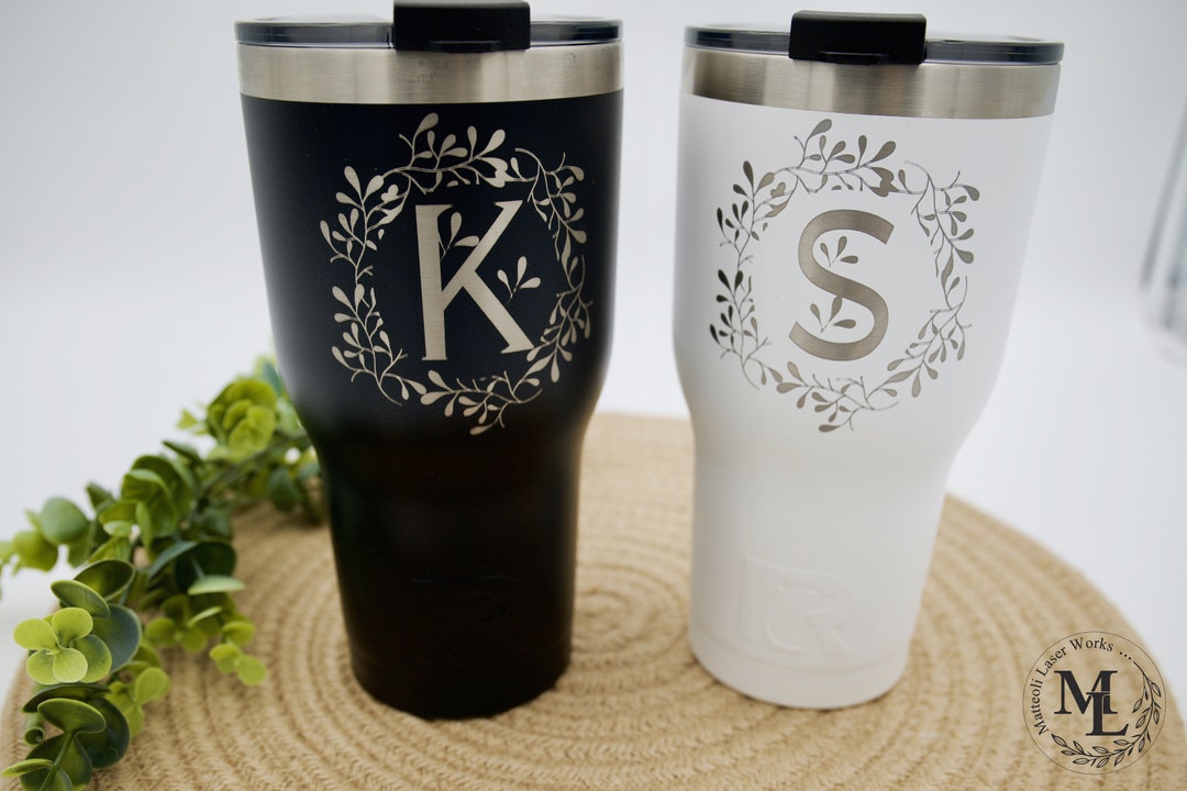 Custom RTIC 30oz Tumbler: Monogrammed Insulated Stainless Steel Cup - Etsy