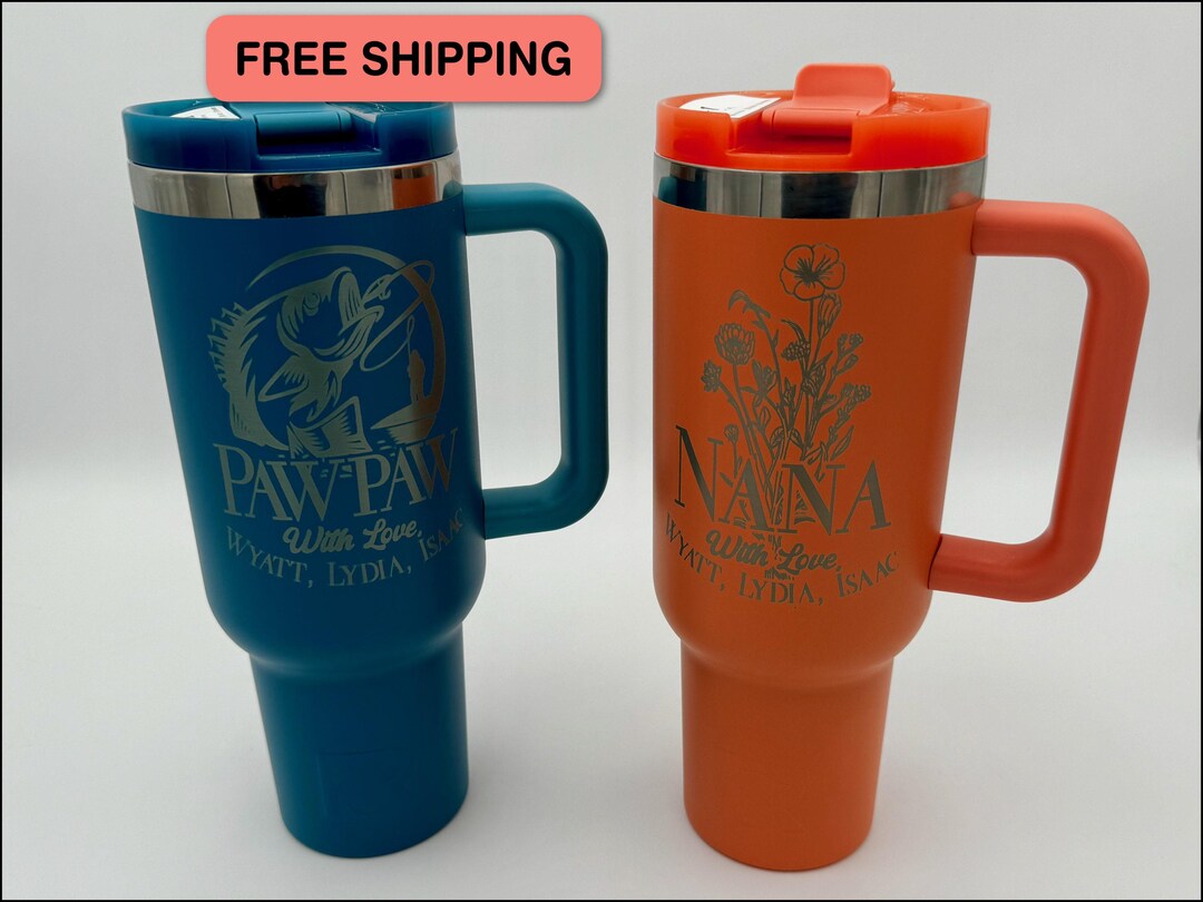 Personalized Engraved 40oz RTIC Tumbler, Custom Design Gift - Etsy