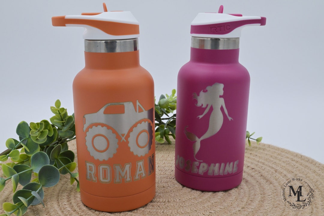 Personalized RTIC Kids Icon Cub Tumbler 12oz Double Walled Steel Cup ...