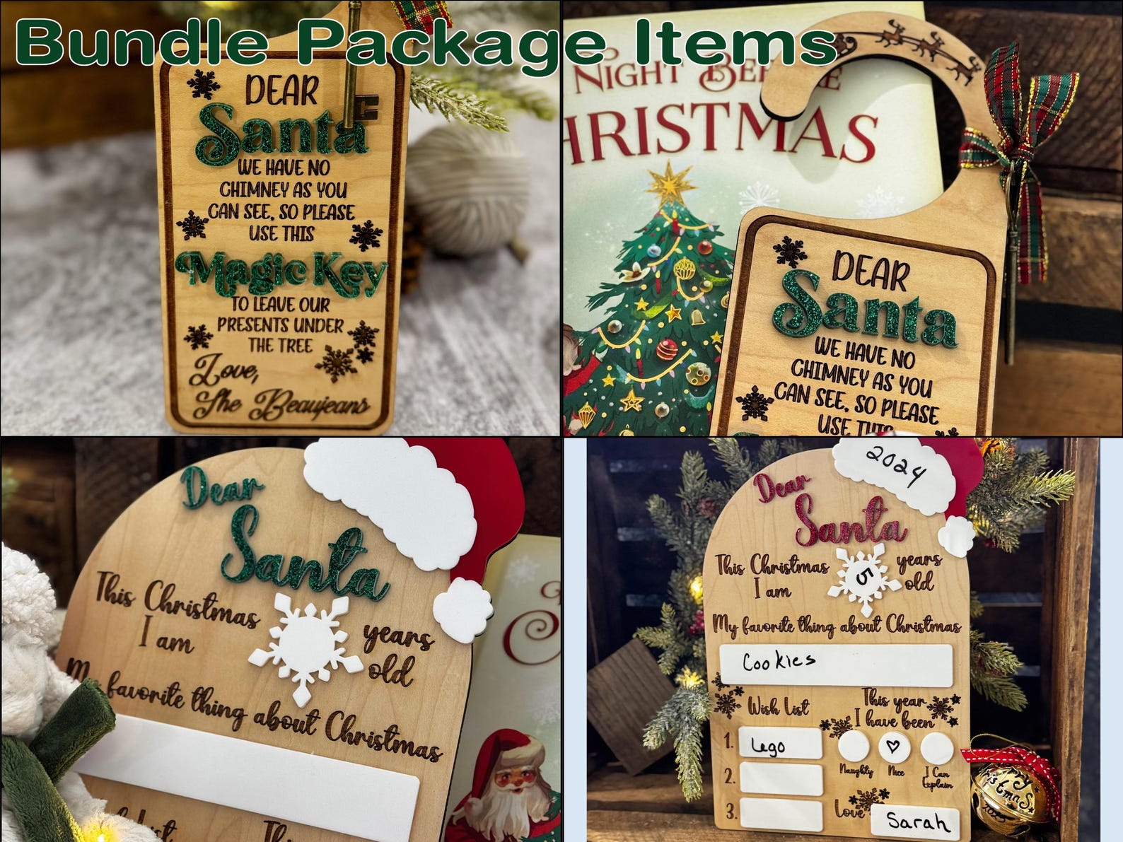 Personalized Christmas Eve Box: Holiday Keepsake Crate With Santa Key ...