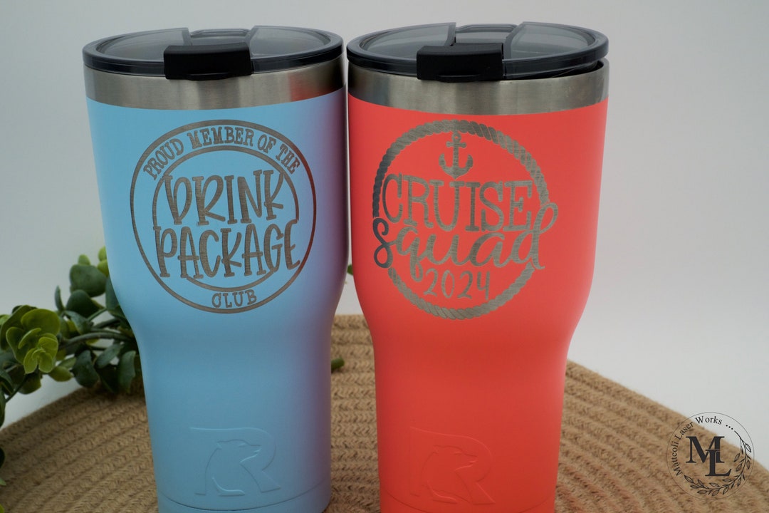 Personalized 30oz RTIC Tumbler, Double Walled Stainless Steel, Perfect ...