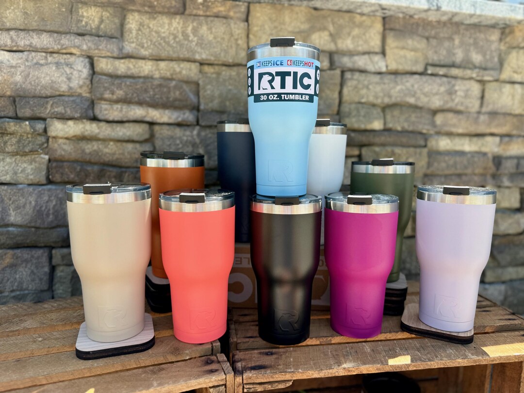 Custom RTIC 30oz Tumbler: Monogrammed Insulated Stainless Steel Cup - Etsy