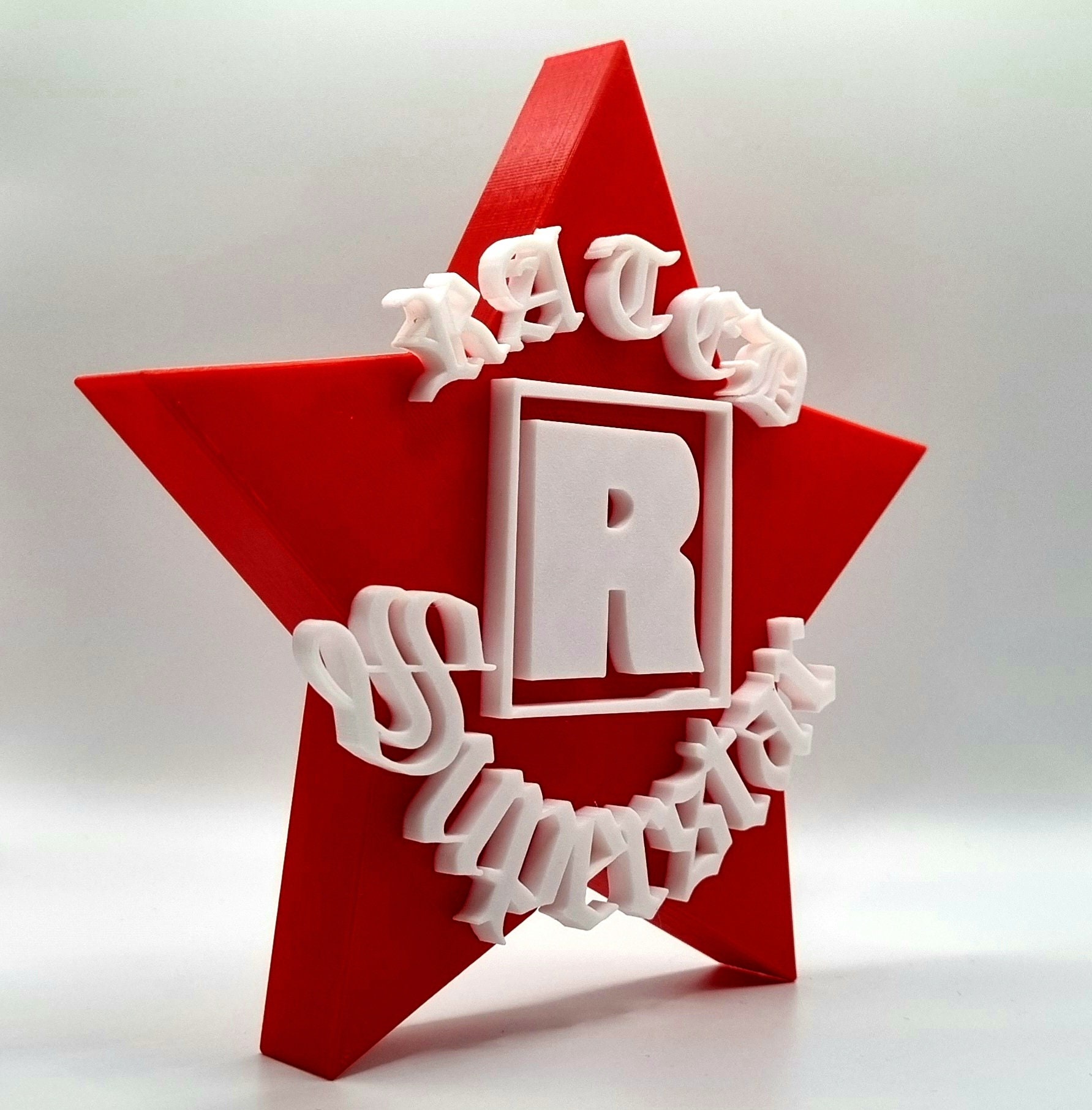 WWE / WWF Rated R Superstar Edge 3d Printed Logo. 7in X 7in - Etsy