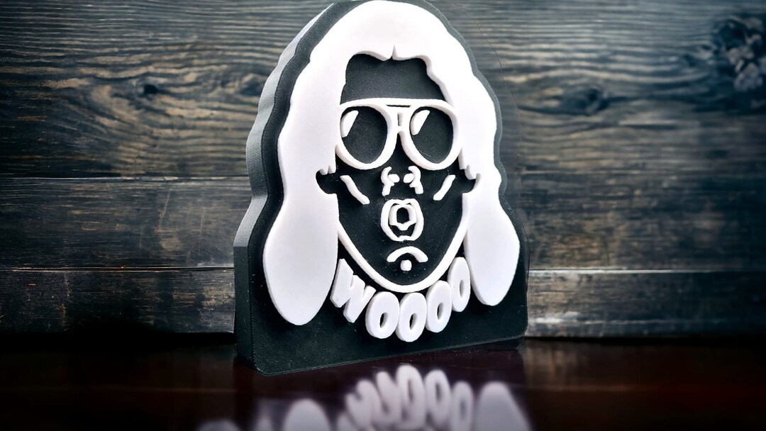 WWE /WWF Ric Flair WOOOO Free Standing Logo. Size 4in X 5in - Etsy