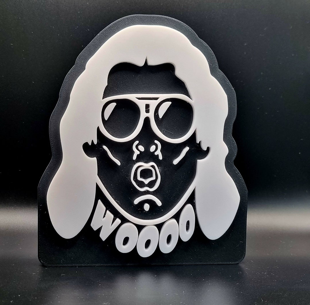 WWE /WWF Ric Flair WOOOO Free Standing Logo. Size 4in X 5in - Etsy